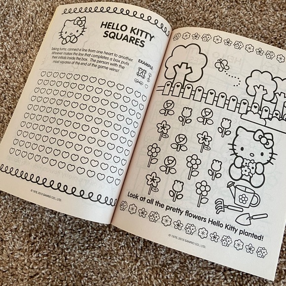 Hello Kitty | Office | Hello Kitty Coloring Book | Poshmark
